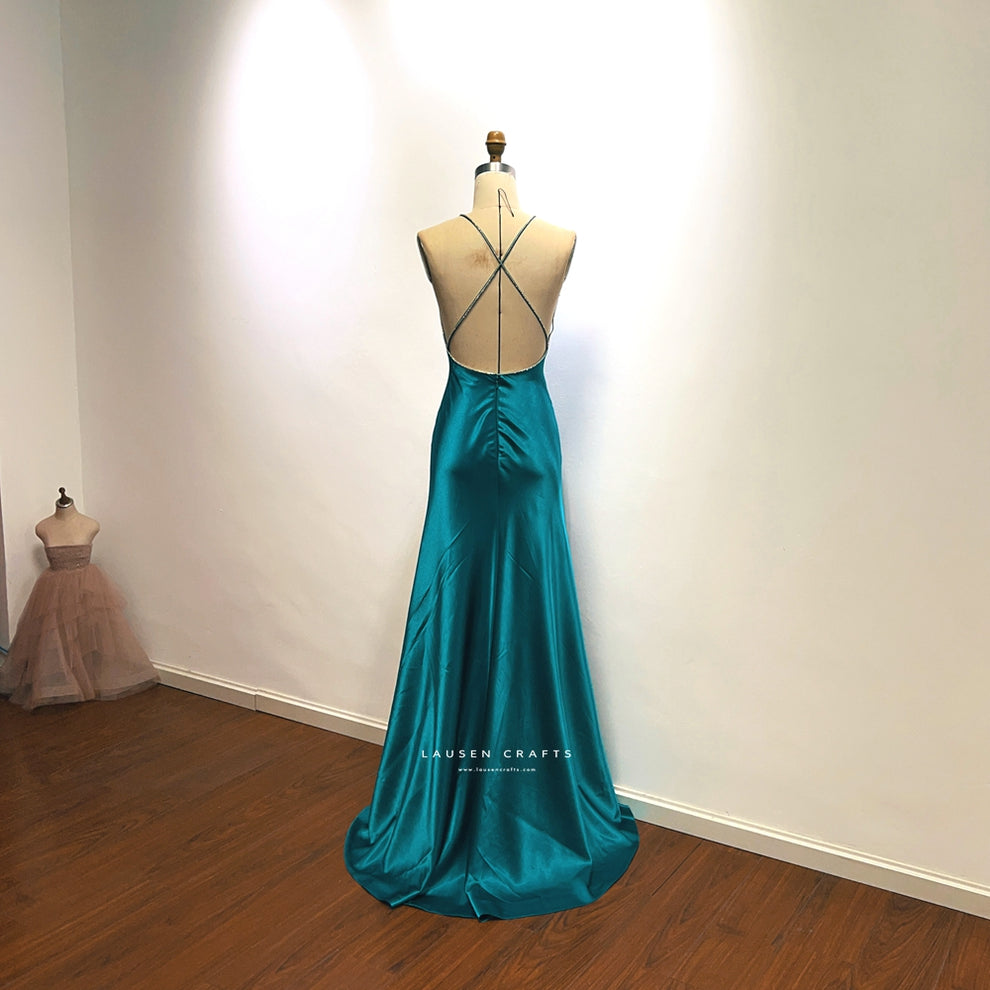 Elvira Hancock Blue Dress Scarface Costume for Formal Prom – LausenCrafts